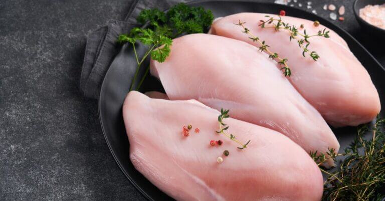 What is a split chicken breast?