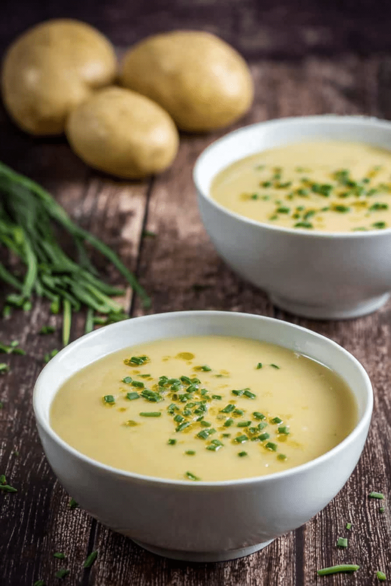 Classic Potato Leek Soup — Easy One-Pot Dinner
